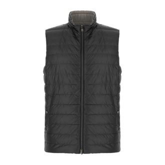 Herno Wende-Gilet aus Nylon - - Jackets - Herren - Schwarzk - 2XL