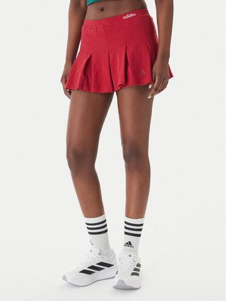 adidas Faltenrock Seasonal Essentials Colorpop KD3372 Rot Loose Fit