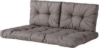 Madison New York Coussin Panama 120 x 80 cm S&eacute;rie Florance - Taupe