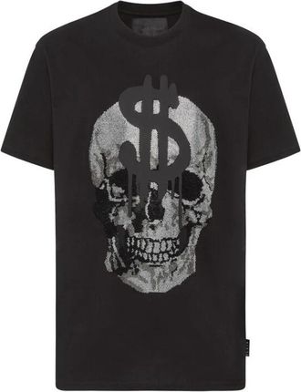 Philipp Plein Baumwoll-Jersey-T-Shirt - - Tops - Herren - Schwarzk - 2XL
