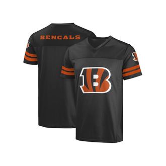 Foco NFL Herren Offiziell lizenziertes Primary Logo Game Day Team Trikot, Cincinnati Bengals - Schwarz, Klein