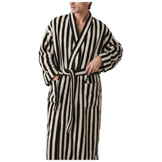 Generic Pyjama Homme Hiver Pyjama Polaire Homme Grande Taille Hiver Doublure &Eacute;paisse Velours Corail Col Montant Fermeture &Eacute;clair Compl&egrave;te