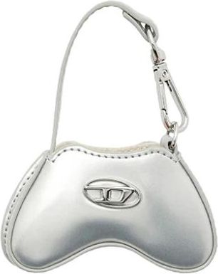 Diesel Femme, Sacs, Gris, Taille: ONE Size Play Charms Glossy Bag Charm