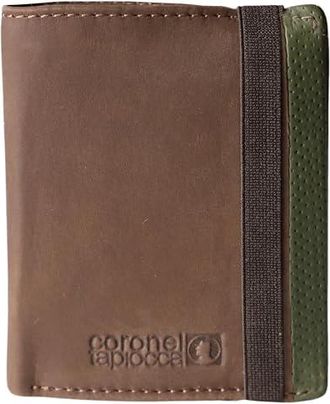 Coronel Tapiocca Portefeuille Aladino Wallet Long Homme Porte-Cartes Monnaies, Marron