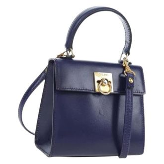 Celine Sac &agrave; main vintage Pre-owned - Femme - Pre-owned - Violet - Taille: ONE Size