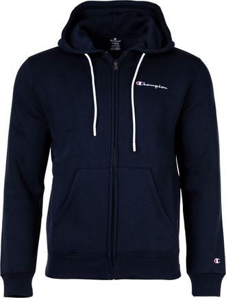 Champion Damen Legacy Basics W-Light Powerblend Fleece Full Zip Kapuzenpullover, Marineblau, M
