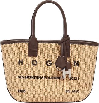 Hogan Femme, Sacs, Beige, Taille: ONE Size Address Bag