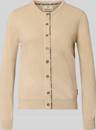 Barbour Slim Fit Strickjacke aus Woll-Baumwoll-Mix