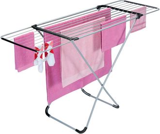 Metaltex Wäscheständer Corfu, Edelstahloptik