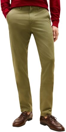 Tommy Hilfiger Herren Bleecker 1985 Pima Cotton Mw0mw26619 Chino, Green (Dark Artichoke), 36 W/36 L
