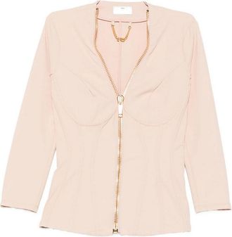 Elisabetta Franchi Casualjacke - Nude