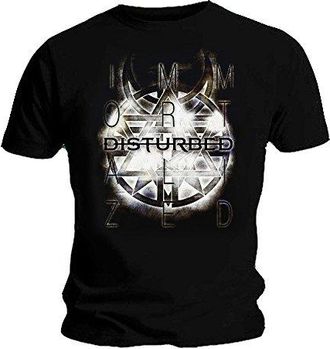 Disturbed T-Shirt - Homme Noir Noir Large - Noir - Large