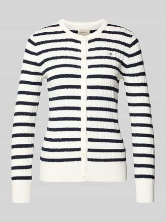 GANT Strickjacke mit Baumwoll-Anteil