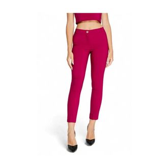 Rinascimento Rosa Polyester Jeans & Hose - - Trousers - Damen - Rot - XL