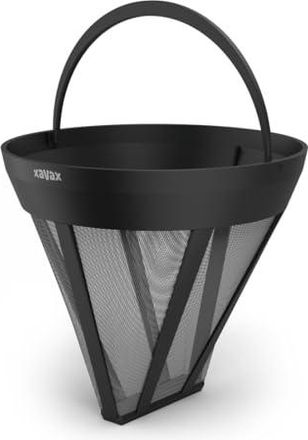 XAVAX Permanent-Kaffeefilter Größe 4 (Dauerfilter Kaffee Größe 4 für Kaffeemaschine, Mehrweg-Kaffeefilter wiederverwendbar, 120 Mesh, ersetzt Filtertüten au