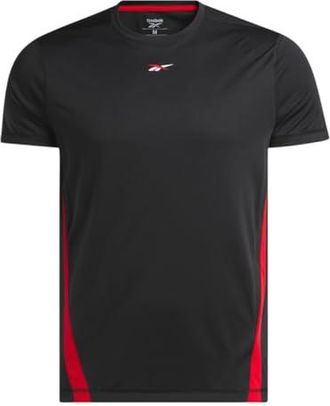 Reebok ID Train Energy Tech Tee T-Shirt, Black, XL Mens