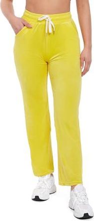 FUTURO FASHION Pantalon d&eacute;contract&eacute; en velours c&ocirc;tel&eacute; pour femme - Pantalon long ample - Jambe droite - Taille &eacute;lastique - Confortable et &eacute;l&eacute;gant - Avec poches - Tai
