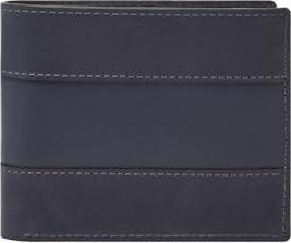 Fossil Portefeuille à deux volets avec grande poche portefeuille Everett, en cuir, pour homme, ML4400406, 11,4 cm (L) x 1,3 cm (l) x 9,5 cm (H)