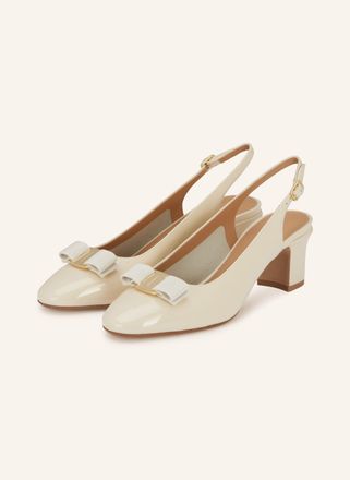 Ferragamo Ferragamo Slingpumps New Vara beige
