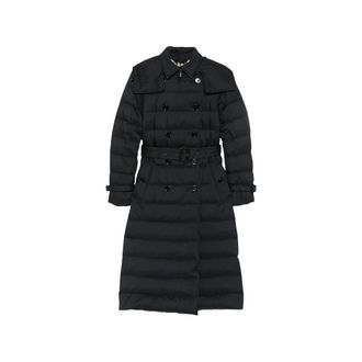 Burberry Langer Nylon Audley Puffer Coat - - Coats - Damen - Schwarzk - S