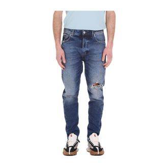 John Richmond Loose-fit Jeans mit Breakage - - Jeans - Herren - Blau - W34