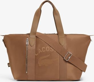 Lacoste sac polochon logo marron
