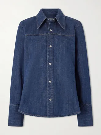 Ami Chemise En Jean - Bleu