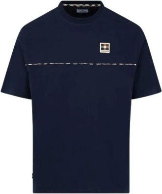 Aquascutum Homme, Tops, Bleu, Taille: 2XL T-shirt