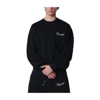 Dsquared2 D2 Signature Relax Fit Rundhals-Sweatshirt - - Sweatshirts & Hoodies - Herren - Schwarzk - L