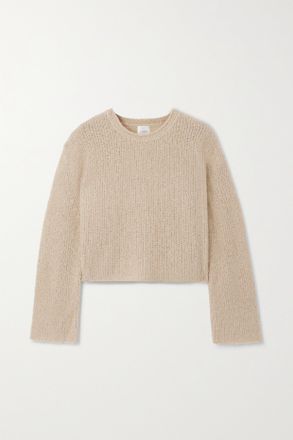 Leset Pull En Cachemire M&eacute;lang&eacute; Adam - Neutres