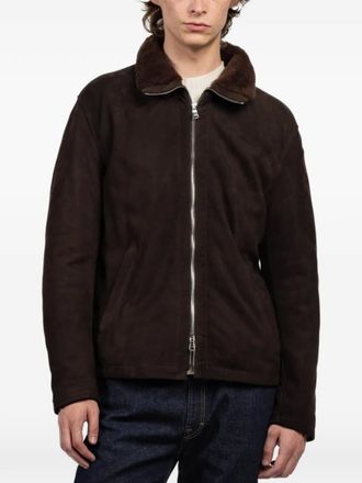 Fradi Ethan zip-up jacket - Braun
