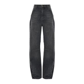 Munthe Bohdi Long Jeans - Femme - Jeans - Noir - Taille: 42 FR