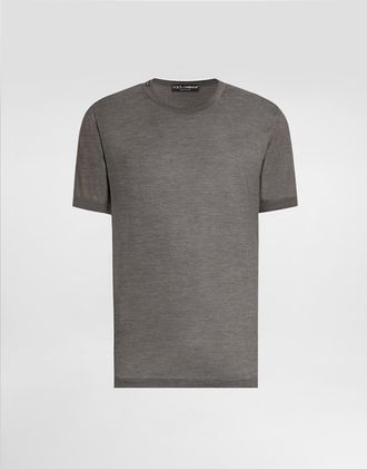 Dolce & Gabbana Silk T-shirt - Mann T-shirts Und Polos Multicolor 54
