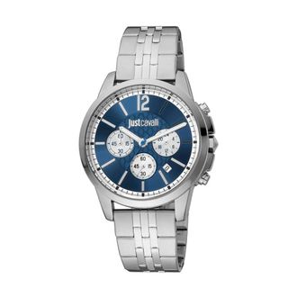 Just Cavalli Homme, Accessoires, Gris, Taille: ONE Size Montre Mode Homme Argent