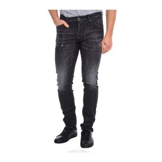 Dsquared2 Homme, Jeans, Gris, Taille: M Jean Skinny en Coton Anthracite