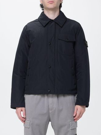 Stone Island Surchemise en nylon rembourr&eacute; avec logo Compass