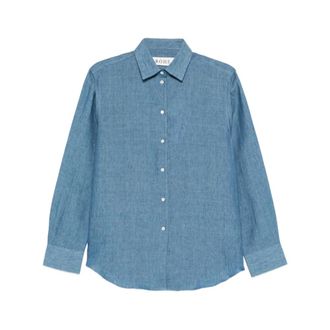 R&oacute;he Bluse - - Blouses & Shirts - Damen - Blau - XS