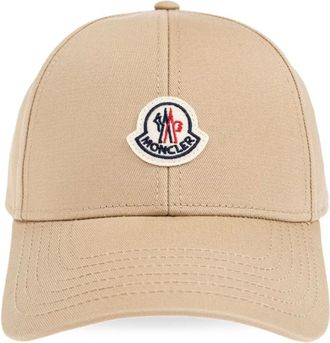 Moncler Homme, Accessoires, Beige, Taille: ONE Size Casquette de baseball avec logo