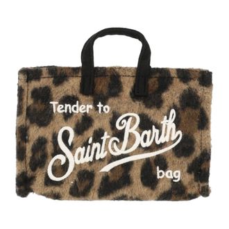MC2 Saint Barth Sac t&eacute;l&eacute;phone Feutre Leo 18 Emb - unisex - Sacs - Brun - Taille: ONE Size