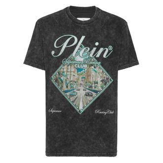 Philipp Plein T-Shirt Rundhals - - Tops - Herren - Schwarzk - M