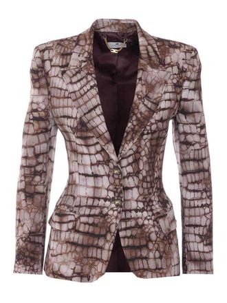 Elisabetta Franchi Veste Casual - Marron