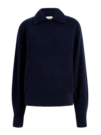 Khaite Pull Col Rond - Bleu Fonc&eacute;
