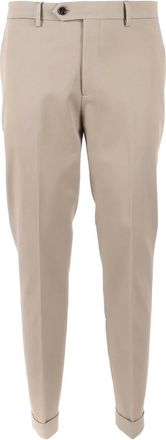 Berwich pantalon droit à boutonnière - Tons neutres