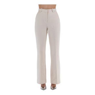 Circolo 1901 Femme, Pantalons, Blanc, Taille: 40 FR Pantalon taille haute dans différentes couleurs