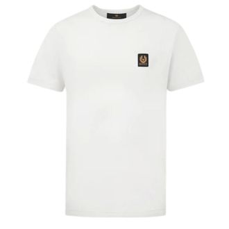 Belstaff Homme, Tops, Blanc, Taille: 2XL Patch Tee
