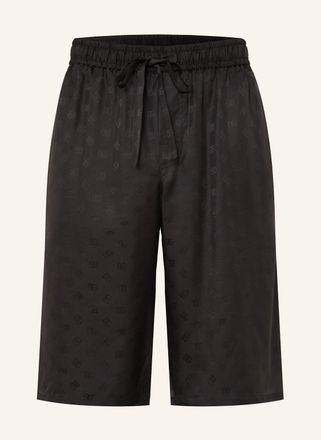 Dolce & Gabbana Seidenshorts schwarz