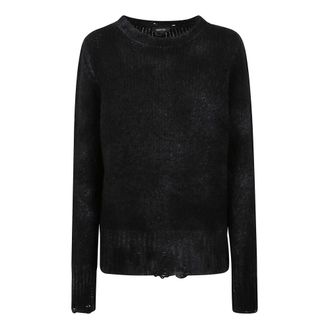 Avant Toi Luxuri&ouml;ser Kaschmir Seiden Wollpullover - - Knitwear - Damen - Schwarzk - M