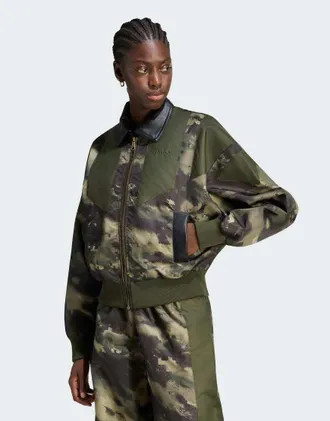 adidas Originals Eqt bomber en night cargo / multicolore-Vert