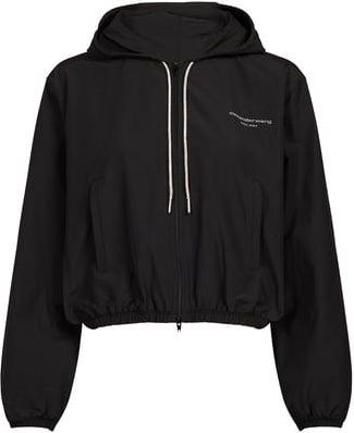 Alexander Wang Veste &agrave; capuche en coton m&eacute;lang&eacute;