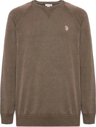 U.S.Polo Association U.s. Polo Assn., Homme, Pulls, Brun, Taille: 2XL Lin Pullover